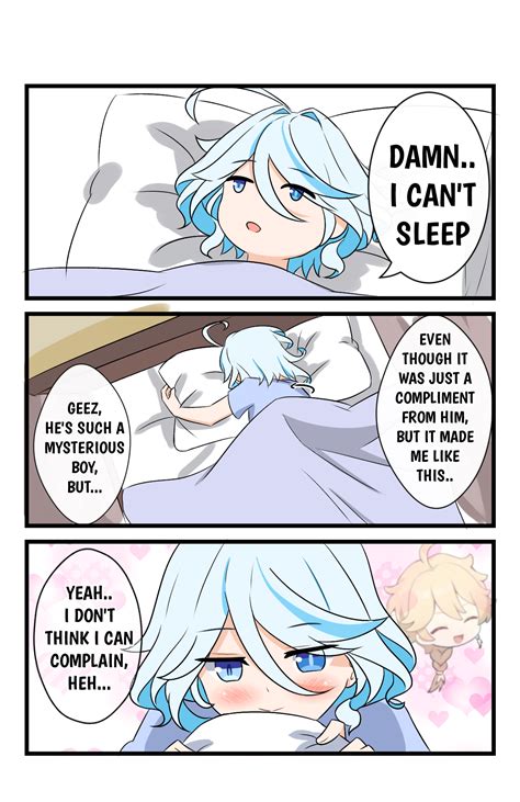 Aether And Furina Genshin Impact Drawn By Kulojawa Danbooru