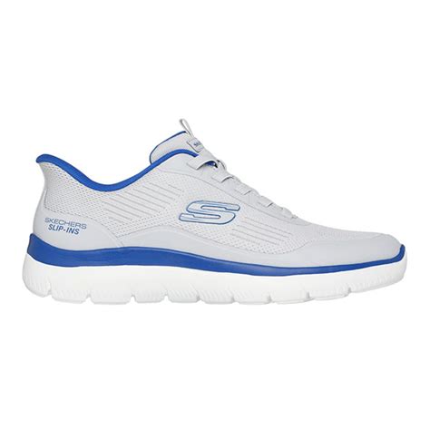 Skechers Summits Sports Lifestyle Shoes For Men Gray Blue