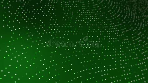 Green Binary Code Green Dot Flowing Background Seamless Looping Video