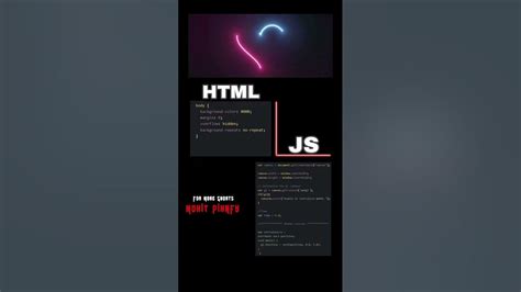 Neon Heart Animation In Html Javascript Mohitpixnfy Codinglife Shorts Youtube