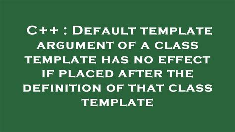 C Template Definition At Jessie Ramirez Blog