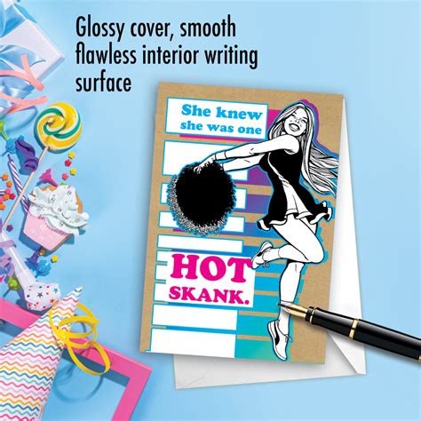 Hot Skank Funny Birthday Greeting Card For Women