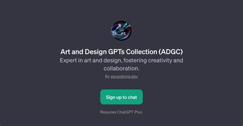 Art And Design Gpts Collection Adgc Creative Collaboration Taaft