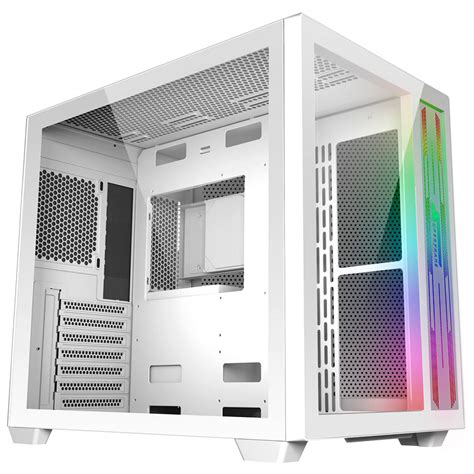 Gabinete Gamer Superframe Cube Argb White Atx Terabyte