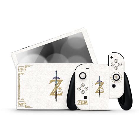 Breath Of The Wild White Nintendo Switch Oled Skins Ko Custom Creations