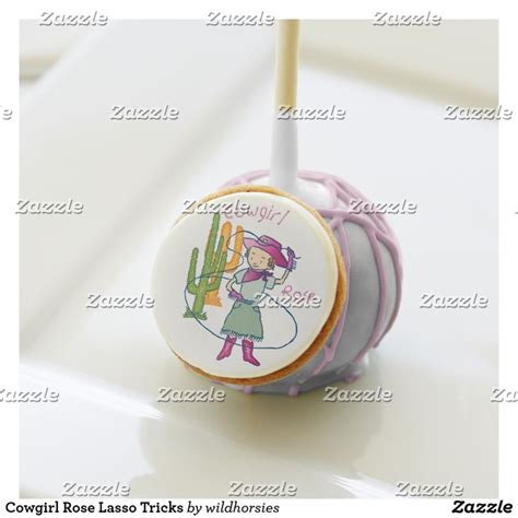Cowgirl Rose Lasso Tricks Cake Pops Cake Pops Pop Cake