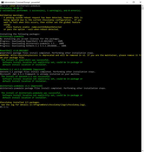 dsinternals chocolatey package has wrong powershell dependency · issue 85 · michaelgrafnetter