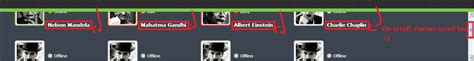 Html Css Div Overflow When I Run The Scroll The Divs Follow The