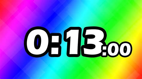 13 Second Timer Countdown Youtube