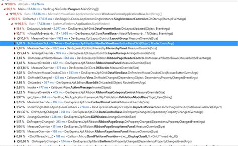 Wpf Dottrace No Clear Big Amount Of User Code Execution Time Stack Overflow