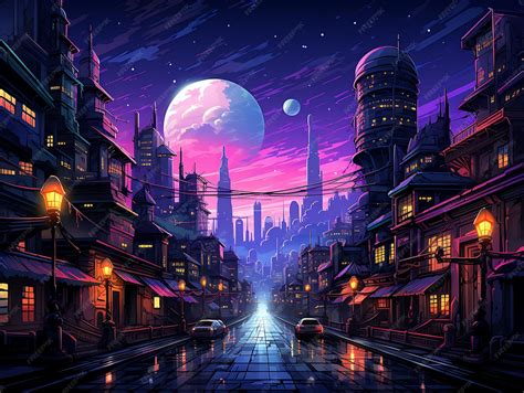 Premium Ai Image Neon Cyberpunk City Dive Into The Neonlit Streets Of