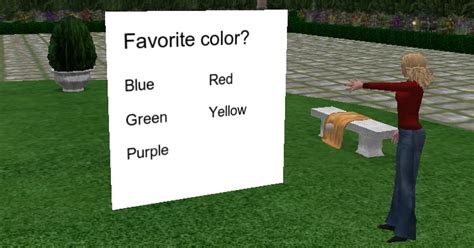 Simple On Prim Menu Script Hypergrid Business