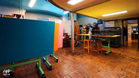 School Art Room High Folding Tables