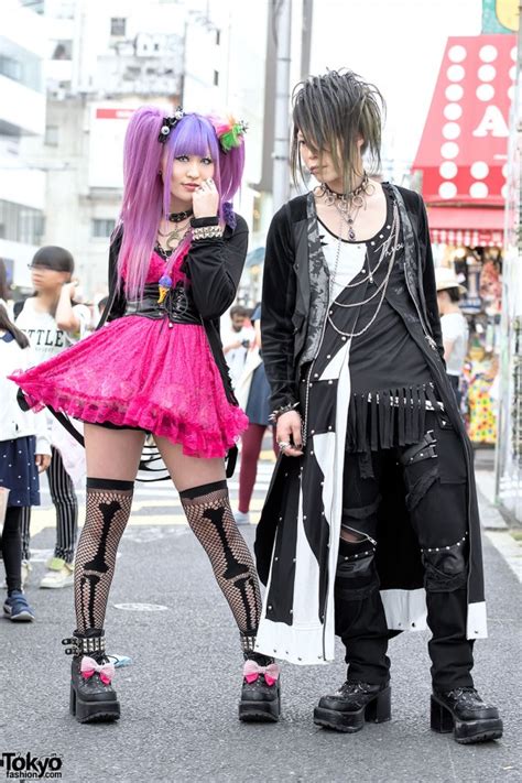 Visual Kei Fans In Harajuku W Sex Pot Revenge Fernopaa Strange Freak And Colorful Hair