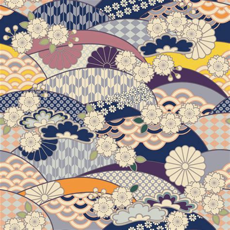 美术插画和风素材和柄日系图案 Acg图包网