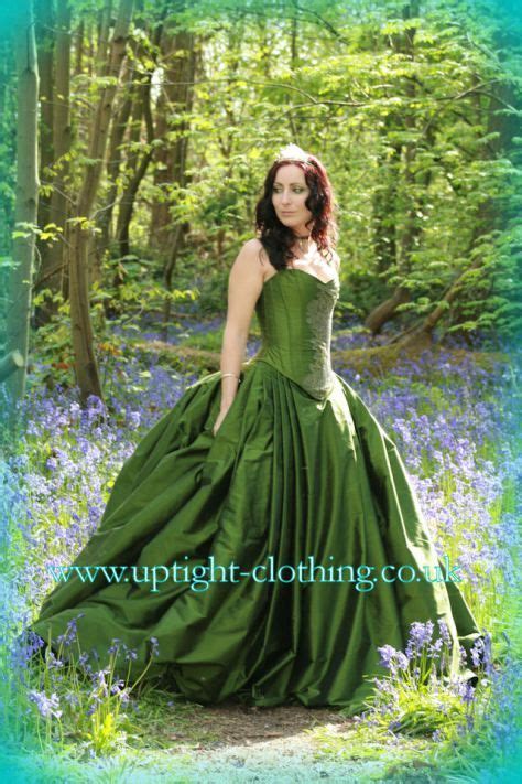 Celtic Wedding Dress Green