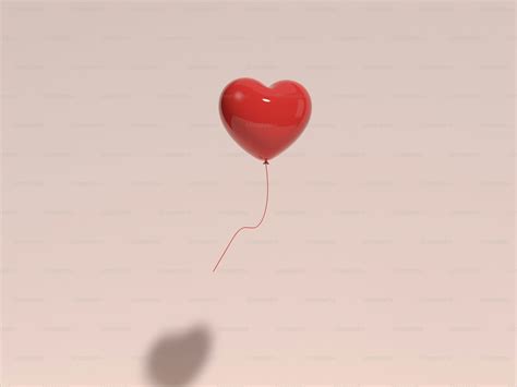 공중에 떠 있는 빨간 하트 모양의 풍선 사진 Unsplash의 빨강 이미지
