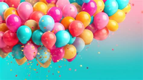 Premium Ai Image Ballon Background