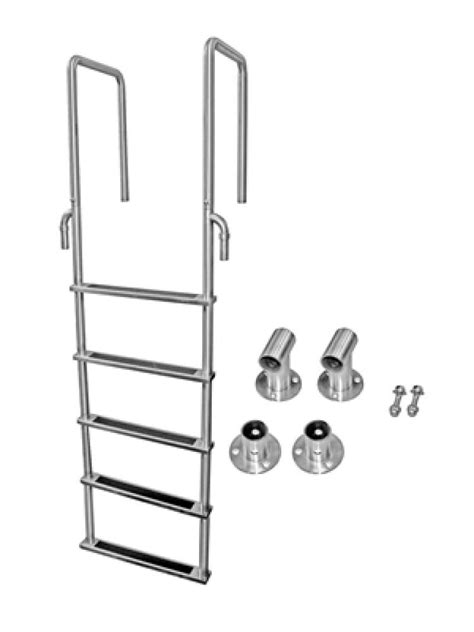 5 Step Stainless Steel Dock Ladders