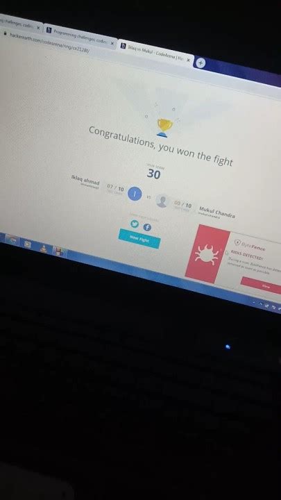 Iklaq Ahmad On Linkedin Hackerearth Codearena