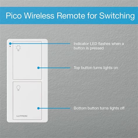 Lutron Lutron Pico Paddle Smart Remote Wall Mounting Kit Wh Retail In The Lamp And Light Controls