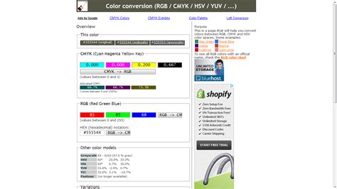 Free Online Tools To Convert RGB To CMYK WebRiti