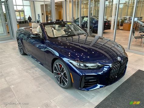 2023 Tanzanite Blue Ii Metallic Bmw 4 Series M440i Xdrive Convertible