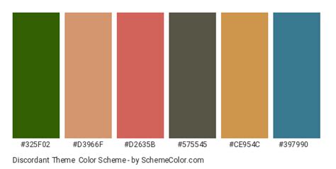Discordant Theme Color Scheme Blue