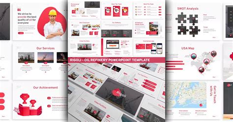 Rigoli Oil Refinery Powerpoint Template Masterbundles