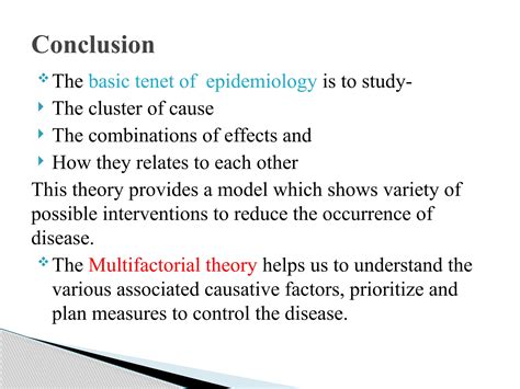Multifactorial Theory Of Disease Causationpptx