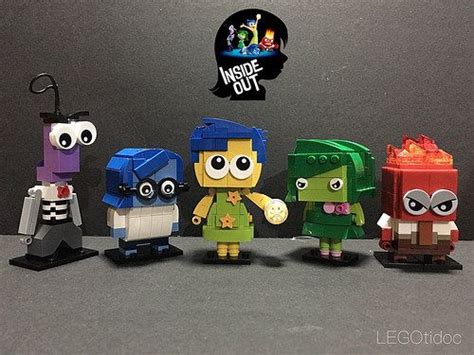 Brickheadz Inside Out Lego Figures Lego Craft Lego Toy