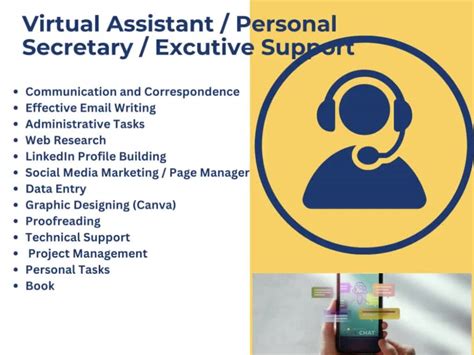 a personal virtual assistant personal secretary executive assistant