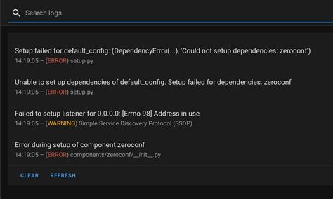 using host networking causes zeroconf and default config errors