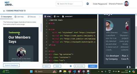 Dharana Prakash K On Linkedin Day3 30daysofcode Carousel Nxtwave
