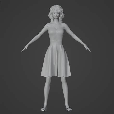 Rosita Realistic Character 3d Model In Woman 3dexport
