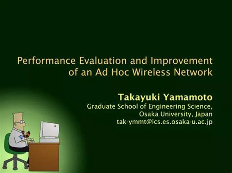 Ppt Performance Evaluation And Improvement Of An Ad Hoc Wireless