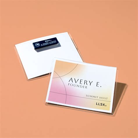 Name Tag Ideas 29 Free Designs To Boost Your Next Event Avery Blog