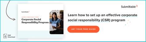 Best Practices For Creating An Impactful CSR Strategy Submittable Blog
