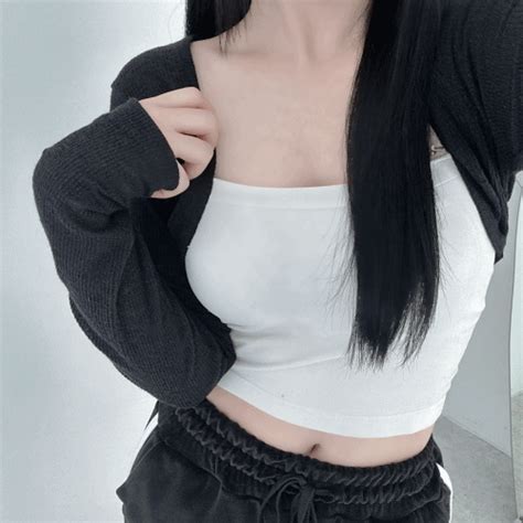 [컬러베스트 봄 여름 가을] 여리 버터플라이 크롭 볼레로 가디건 에이블리