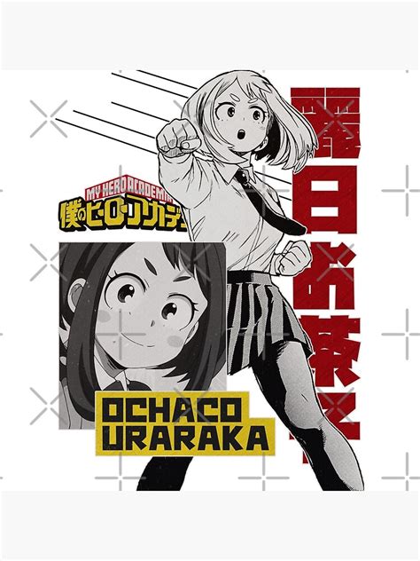 Ochaco Uraraka Hero Style Floor Pillow By Waifu Dope Redbubble