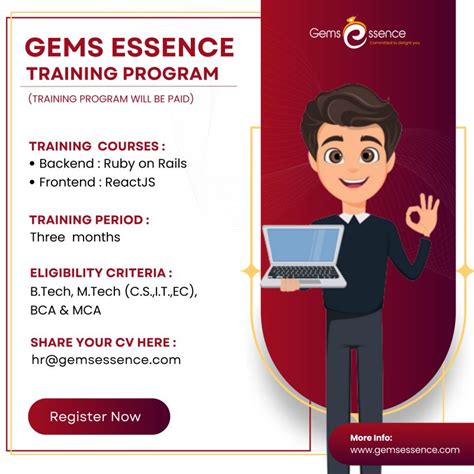 Gems Essence Infotech Pvt Ltd On Linkedin Gemsessence Trainingopportunity Training Reactjs
