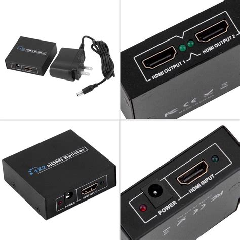 HDMI Splitter Input Output Amplifier Switch Box Hub X HDTV P D