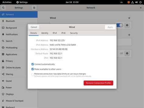 Settingsnetworkprofile Fedora Magazine