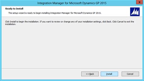 Hands On With Microsoft Dynamics Gp 2015 R2 Install Integration