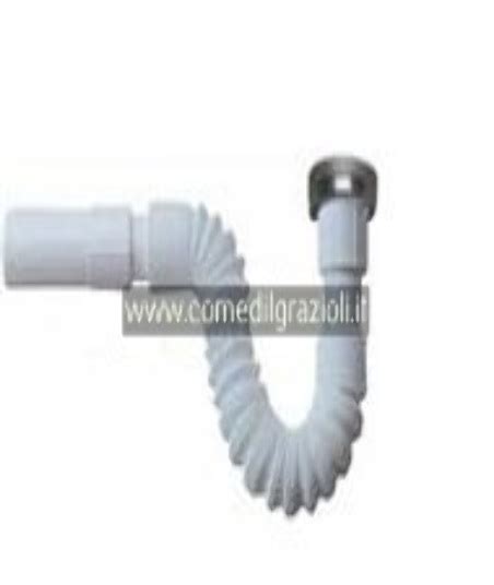 Canotto In Plastica Flessibile 114x D32mm X Lavandino Canotto Con