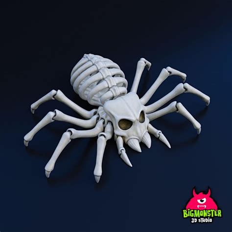 Spider Skull R Cults3d