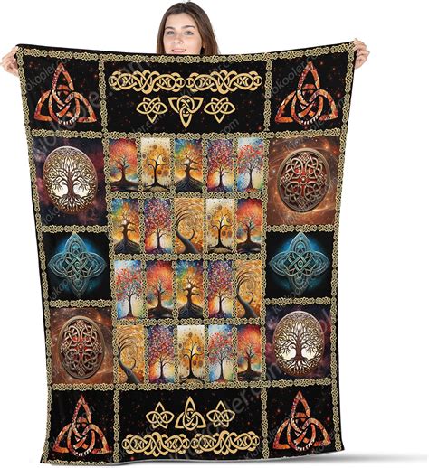 Celtic Premium Blanket Celtic Celtic Tree Celtic Pattern Of