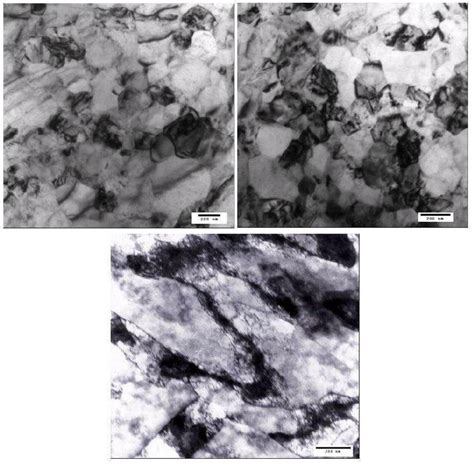 Microstructure Of The Studied Metals After Severe Plastic Deformation