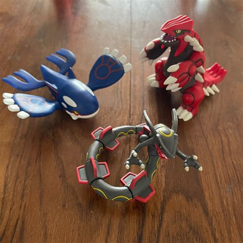 神奇宝贝宠物小精灵口袋妖怪古拉顿盖欧卡裂空座大号可动手办 虎窝淘