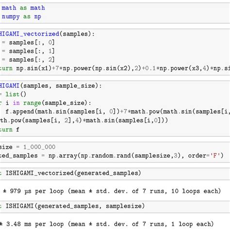 A Vectorization With Numpy Arrays B Use Of The Gpu Architecture
